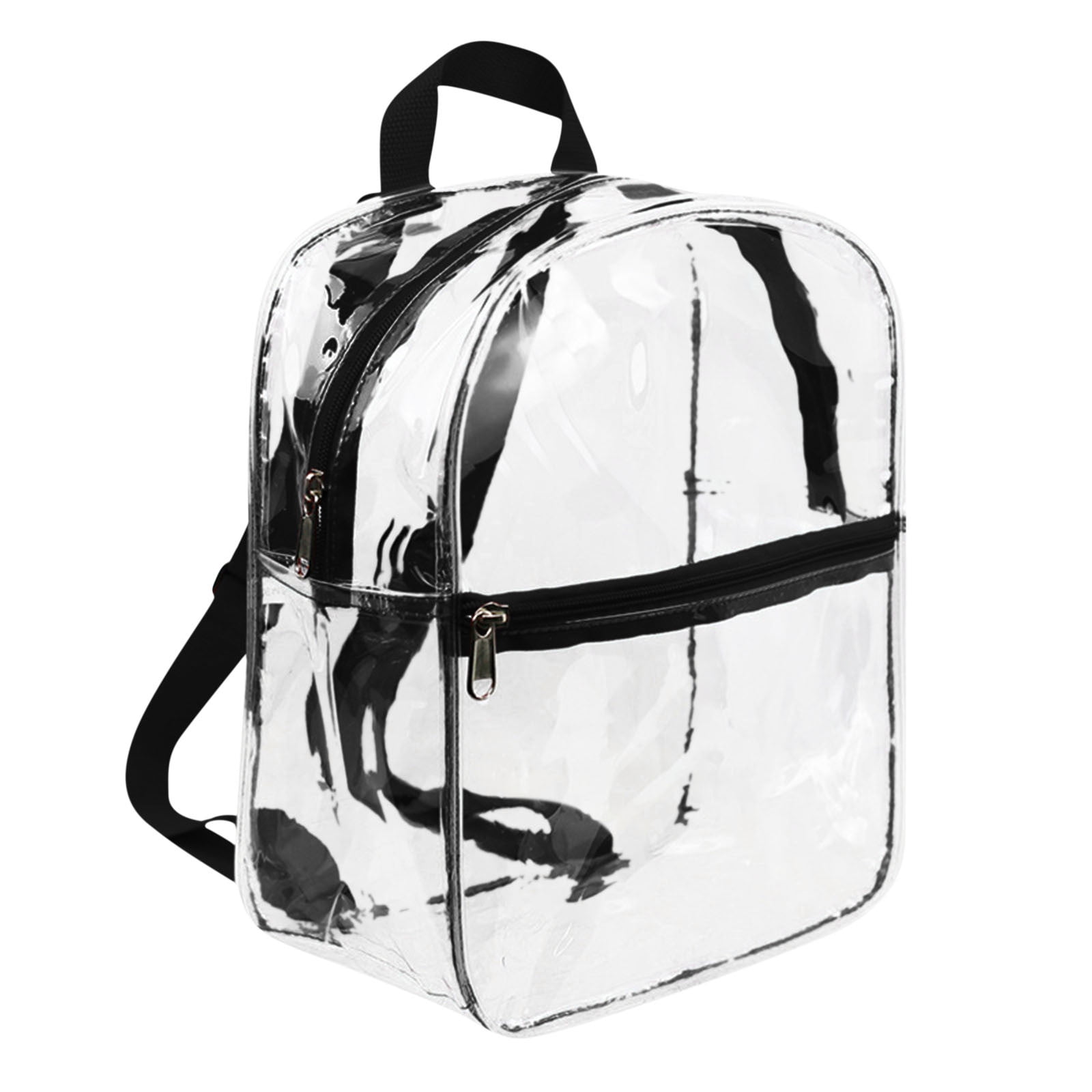 CasaChic Transparent Mini Backpack - Stadium-Approved PVC Student Bag ...