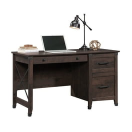 Uttermost Bridgely Mango Wood and MDF Wood Aged Writing Desk in White Brass Walmart