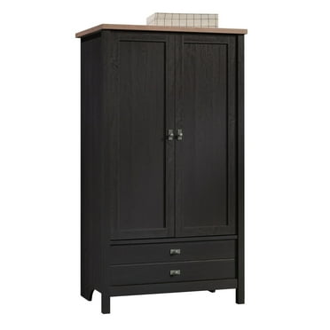 Sauder Carson Forge Engineered Wood Armoire in Washington Cherry ...