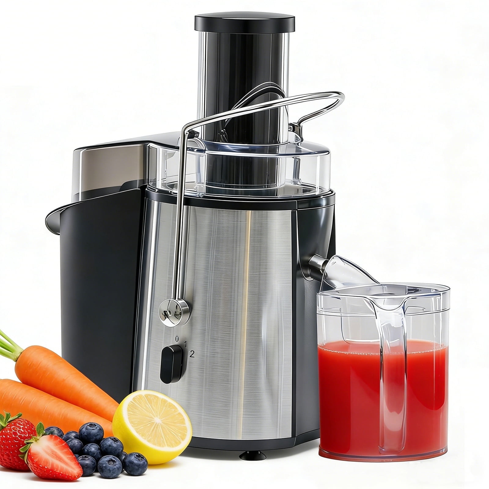 Casabay 700W Juicer Machine, Large Feed Chute Juicers Machine with ...