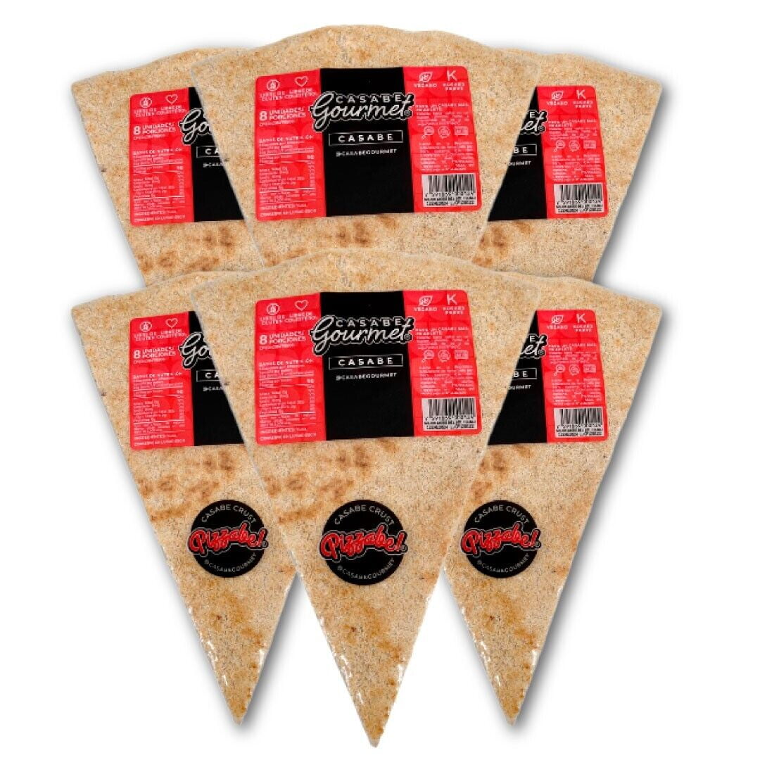 Casabe Gourmet Natural from Venezuela / Pan de Yuca (Pizzabe 220gr each ...