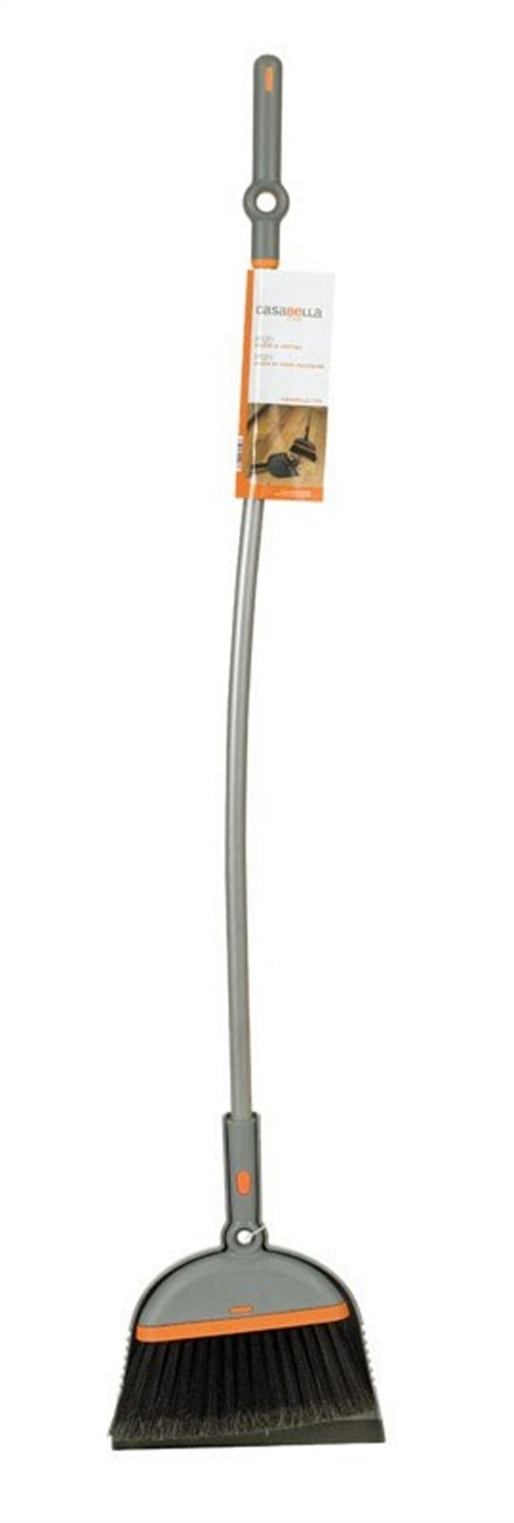 Casabella 9 in. W Fine Nylon Broom with Dustpan - Walmart.com