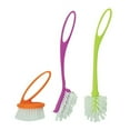Casabella - Kitchen Brush Trio - Set/3 in Plum, Lime and Orange with ...