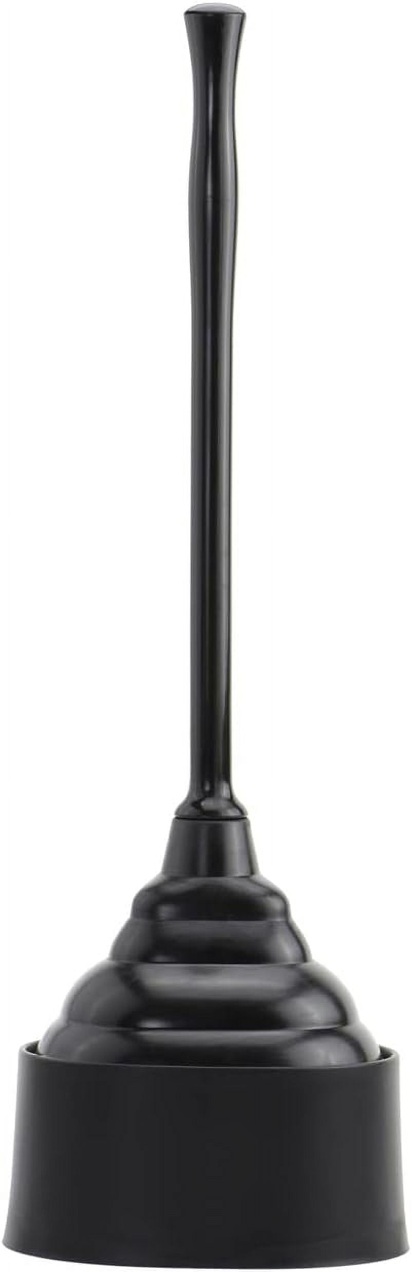 Casabella Max Force Toilet Plunger with Storage Caddy, Black - Walmart.com