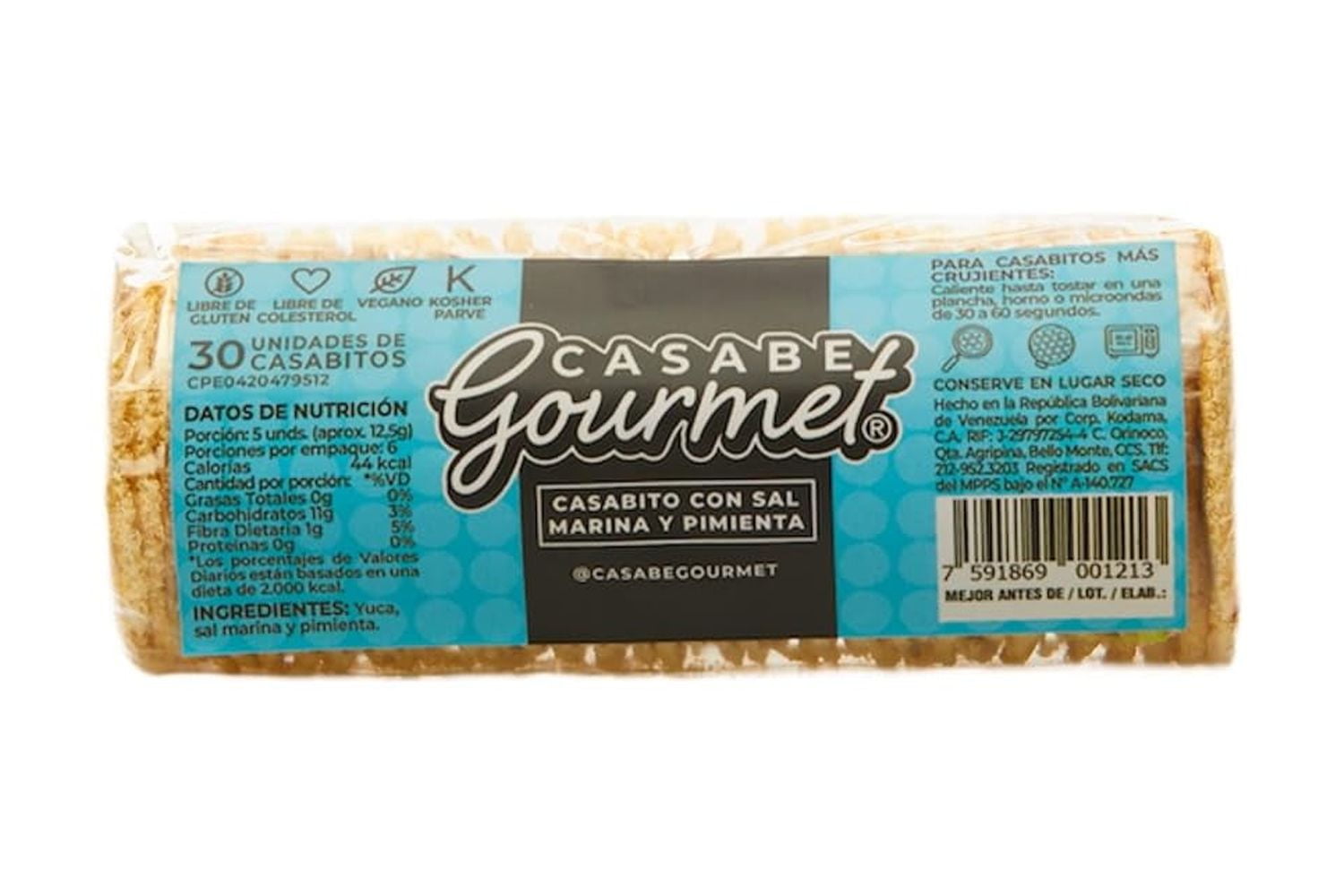 Casabito – Box of 12 packs of with Sea Salt Pepper, of 30 units each ...