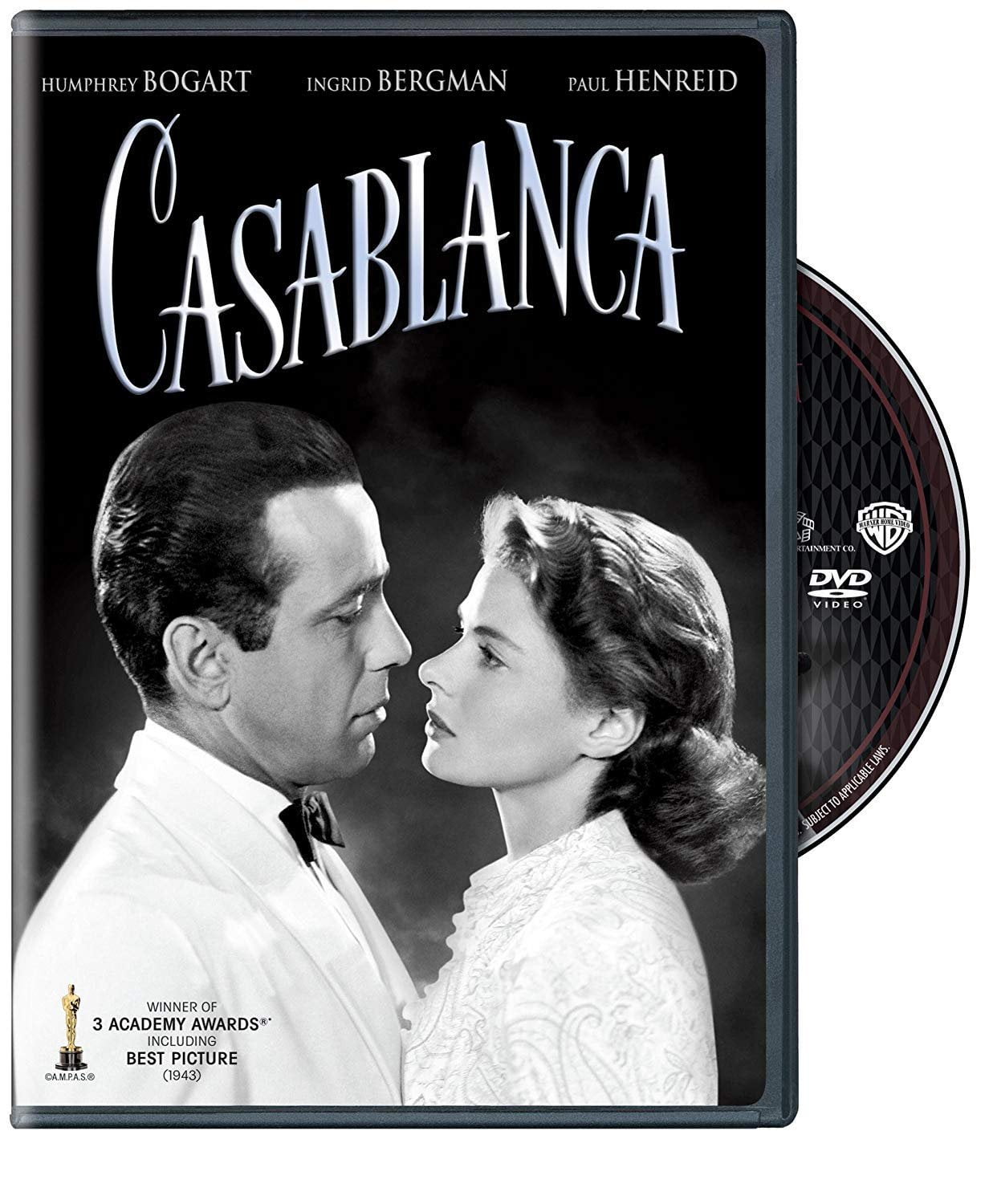 Pre-Owned Casablanca: 70th Anniversary [DVD] [Region 1] [US Import] [NTSC] - Walmart.com