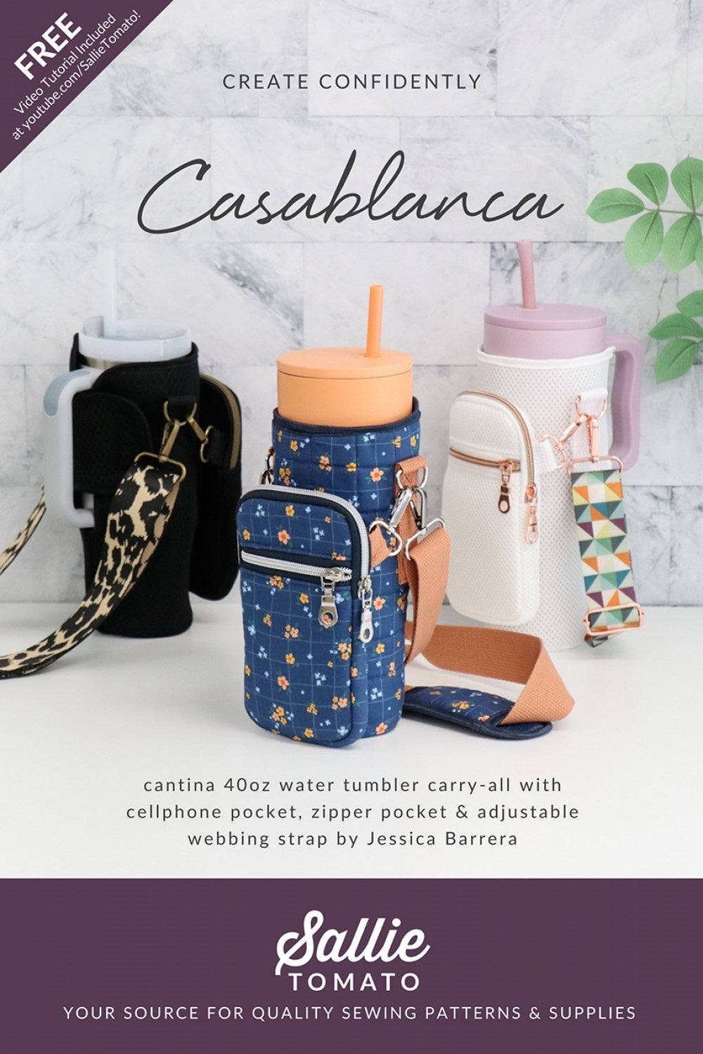 Casablanca Carry-All Sewing Pattern from Sallie Tomato - Walmart.com