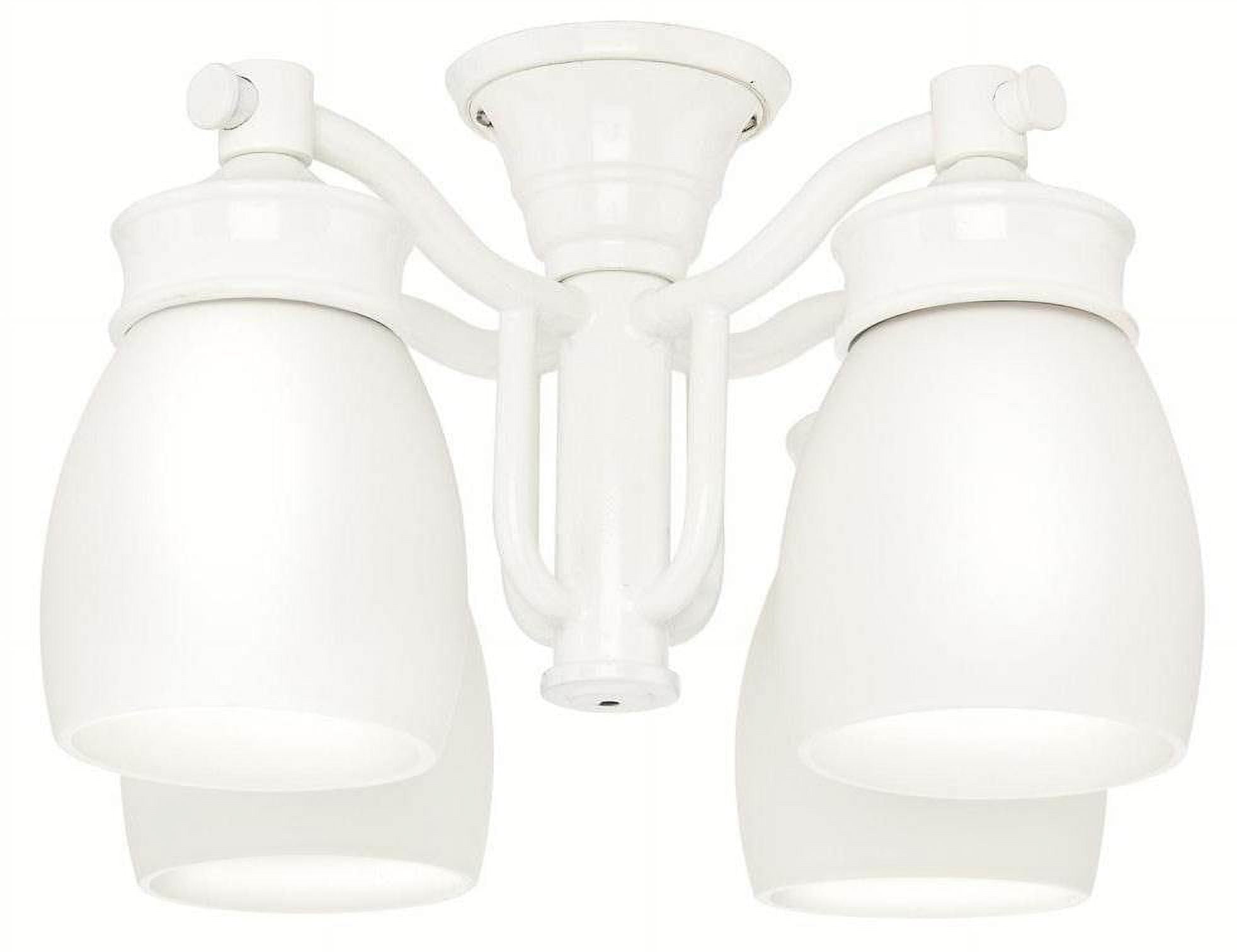 Casablanca Fans - Accessory - Four Light Outdoor Fixture-Snow White ...