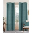 Casableu Herringbone Blackout Curtains for Bedroom & Living Room - 108 ...