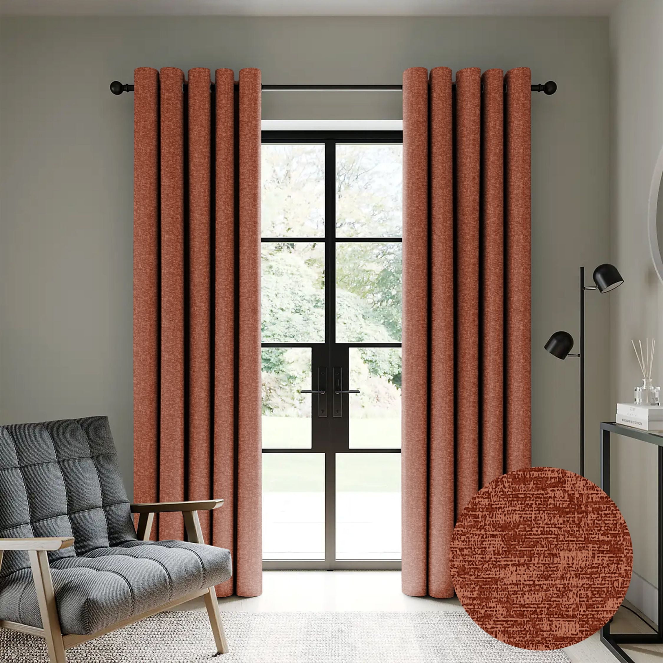 Casableu 50" W x 120" L 85% Blackout Curtains, Set of 2, Thermal ...