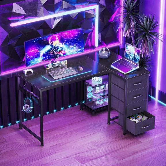 Computer Desk Inch Home Office Writing Work Study Student Bedroom Wood ...