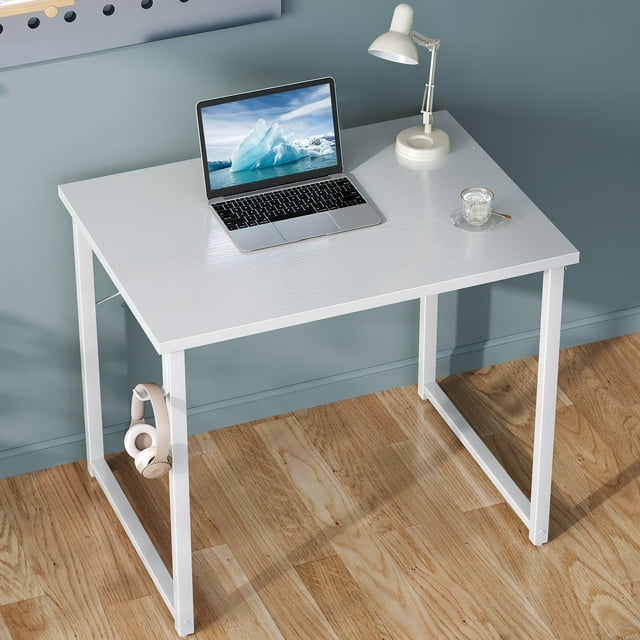 Casacomoda Small Computer Desk - 32 Inch Writing Table with Headphone ...