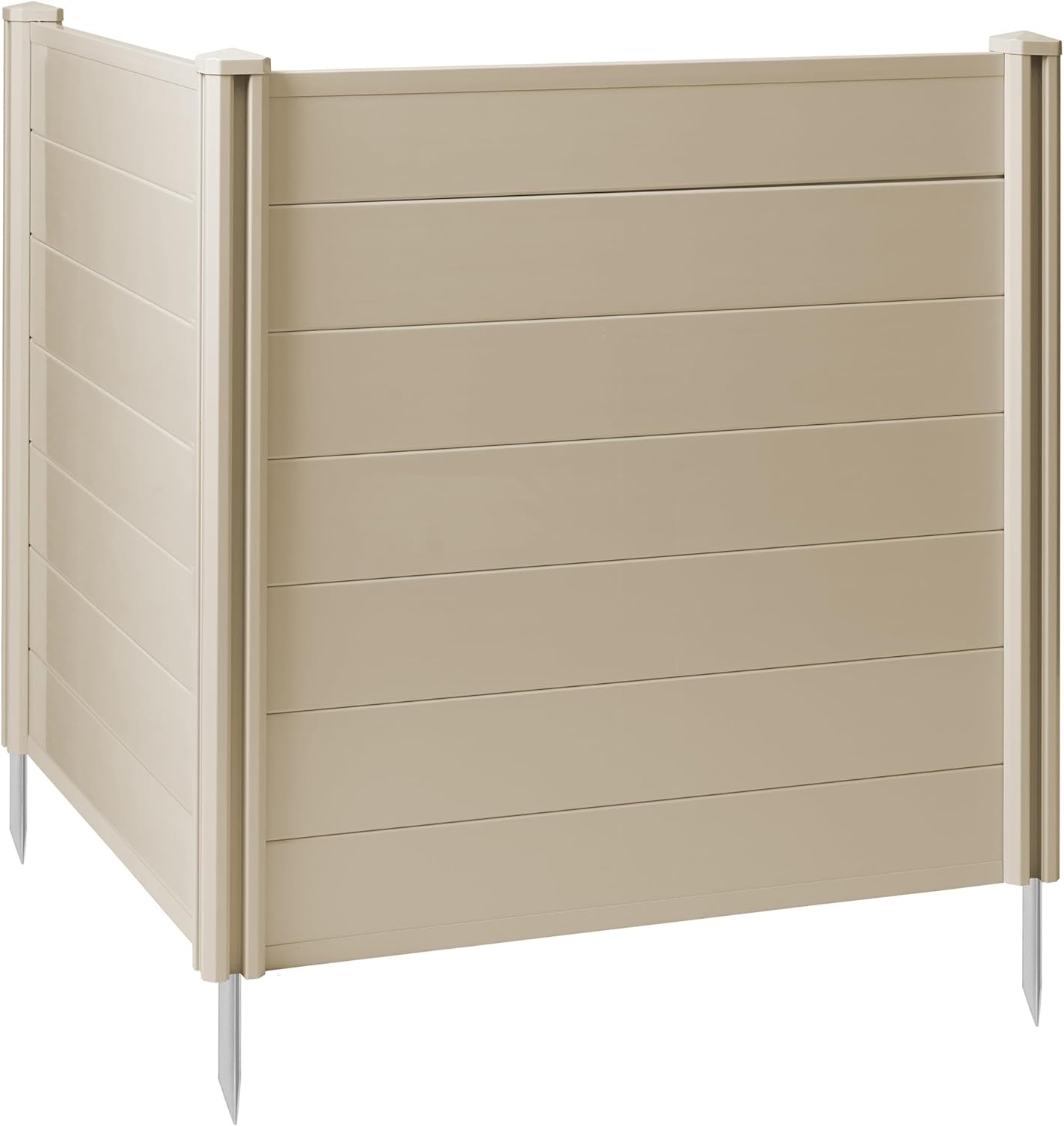 Casafield 42" x 42" Privacy Screen - Outdoor Vinyl Fence Panel ...