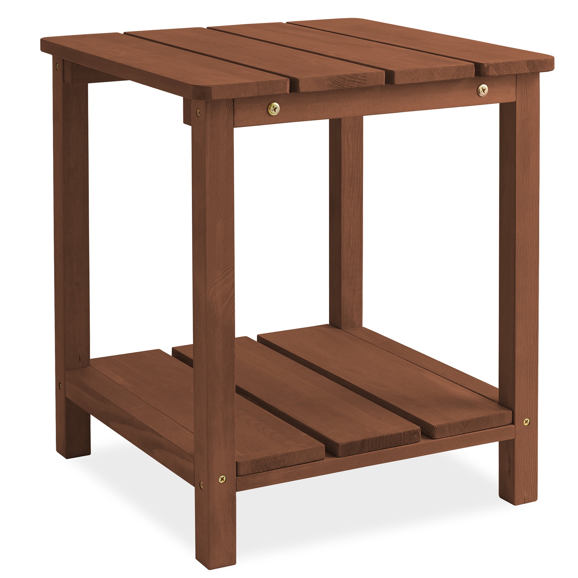 Free Shipping! Casafield Outdoor Adirondack Cedar Wood Side Table with ...