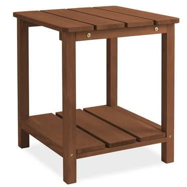 WestinTrends Ashore Oversized Outdoor Side Table, 18 Inch All Weather ...