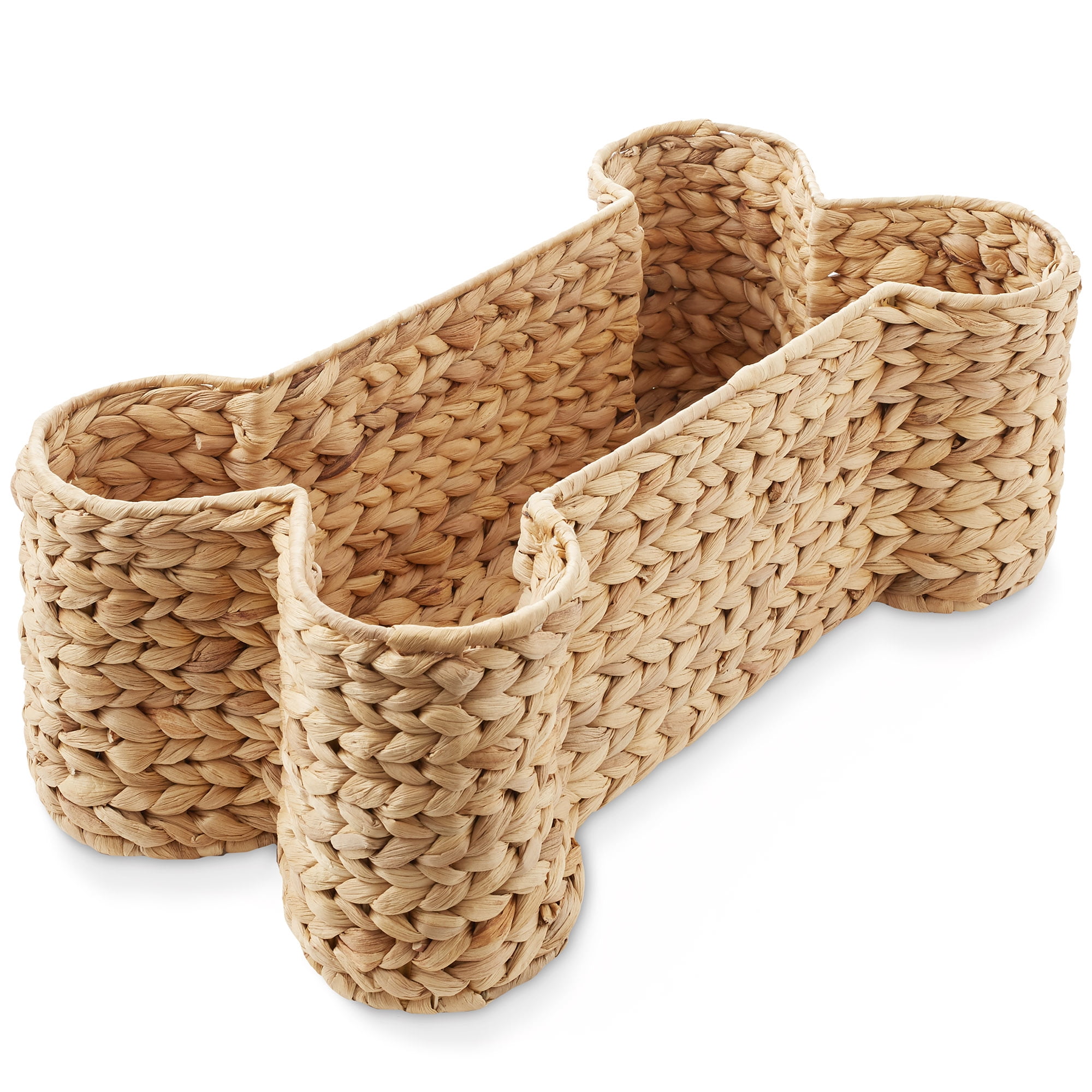 Casafield Dog Bone Shaped Storage Basket - Natural, Large Water ...
