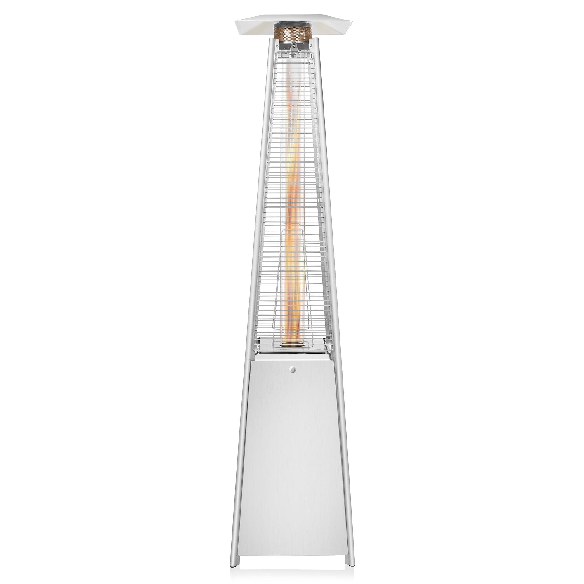 Casafield Outdoor Patio Heater with Dancing Flame in Stainless Steel ...