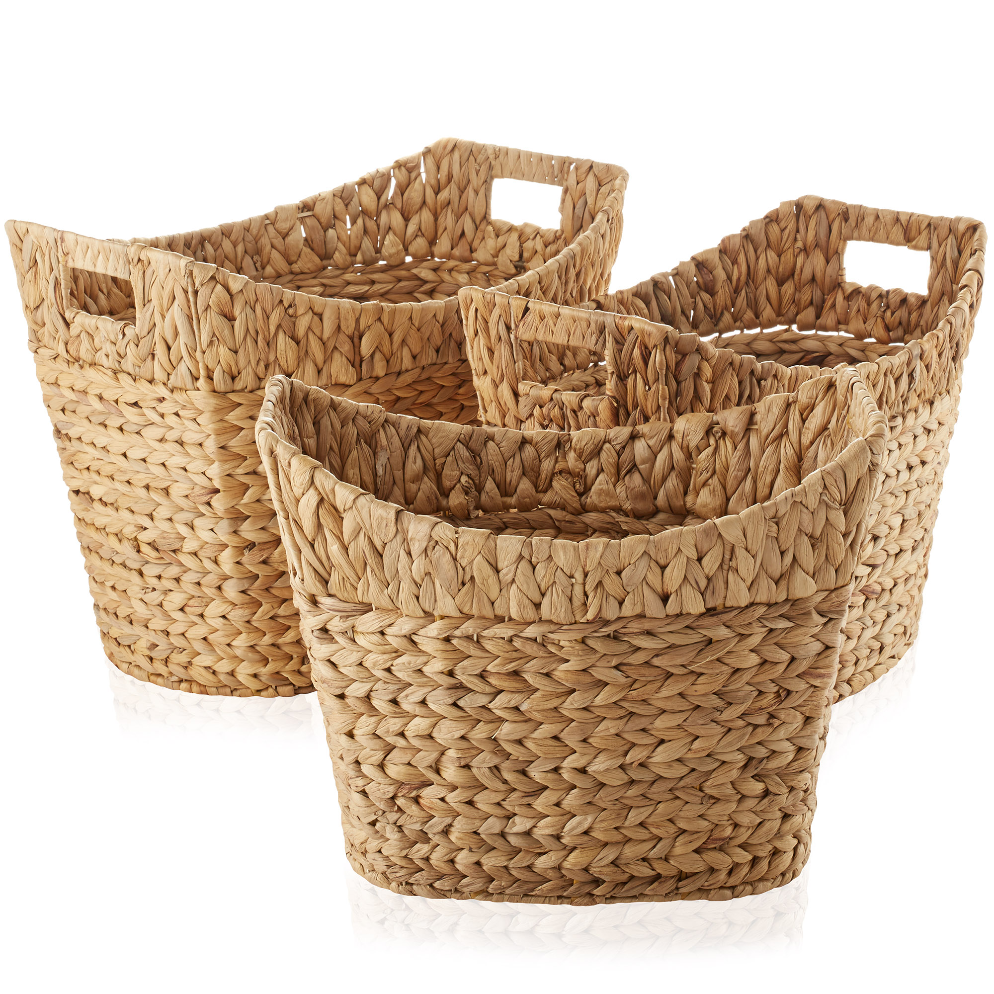 Mainstays Set of 3 Drawer Storage Narrow Utility Baskets, 10.3" x 3.1 ...
