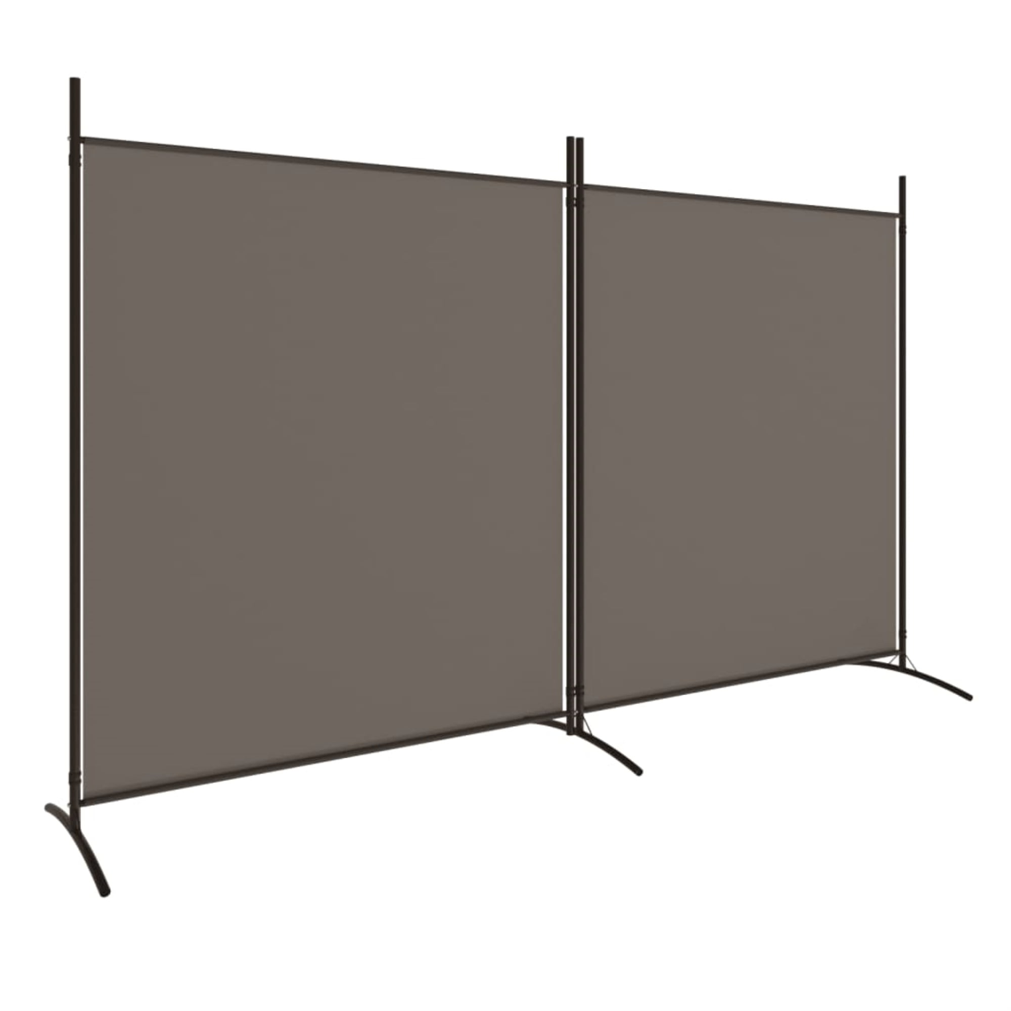 Casafoyer 2-Panel Room Divider Anthracite 137"x70.9" Fabric - Walmart.com