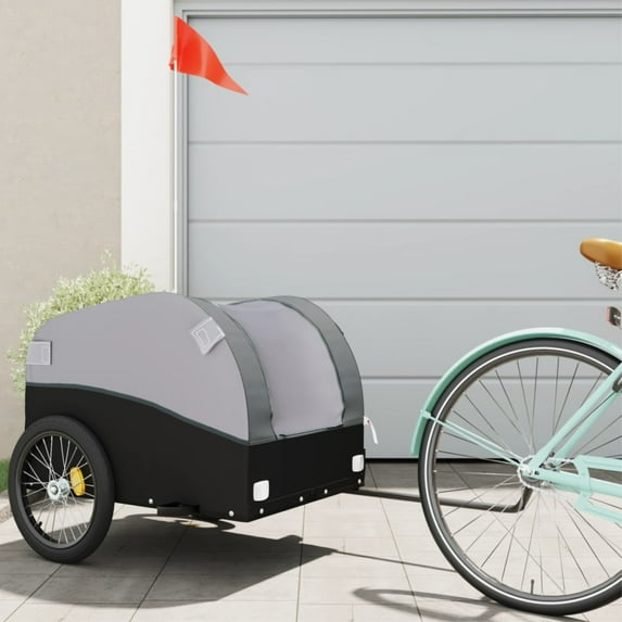 Casafoyer Bike Trailer Black and Gray 99.2 lb Iron - Walmart.com