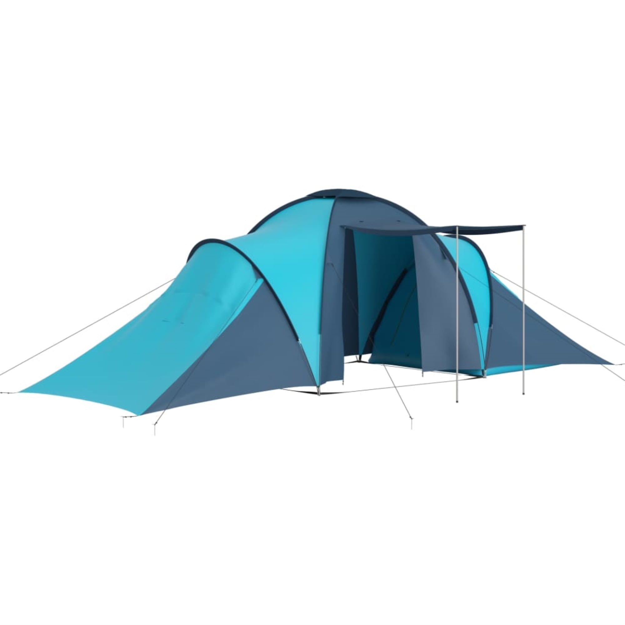 Casafoyer Camping Tent 6 Persons Blue and Light Blue - Walmart.com