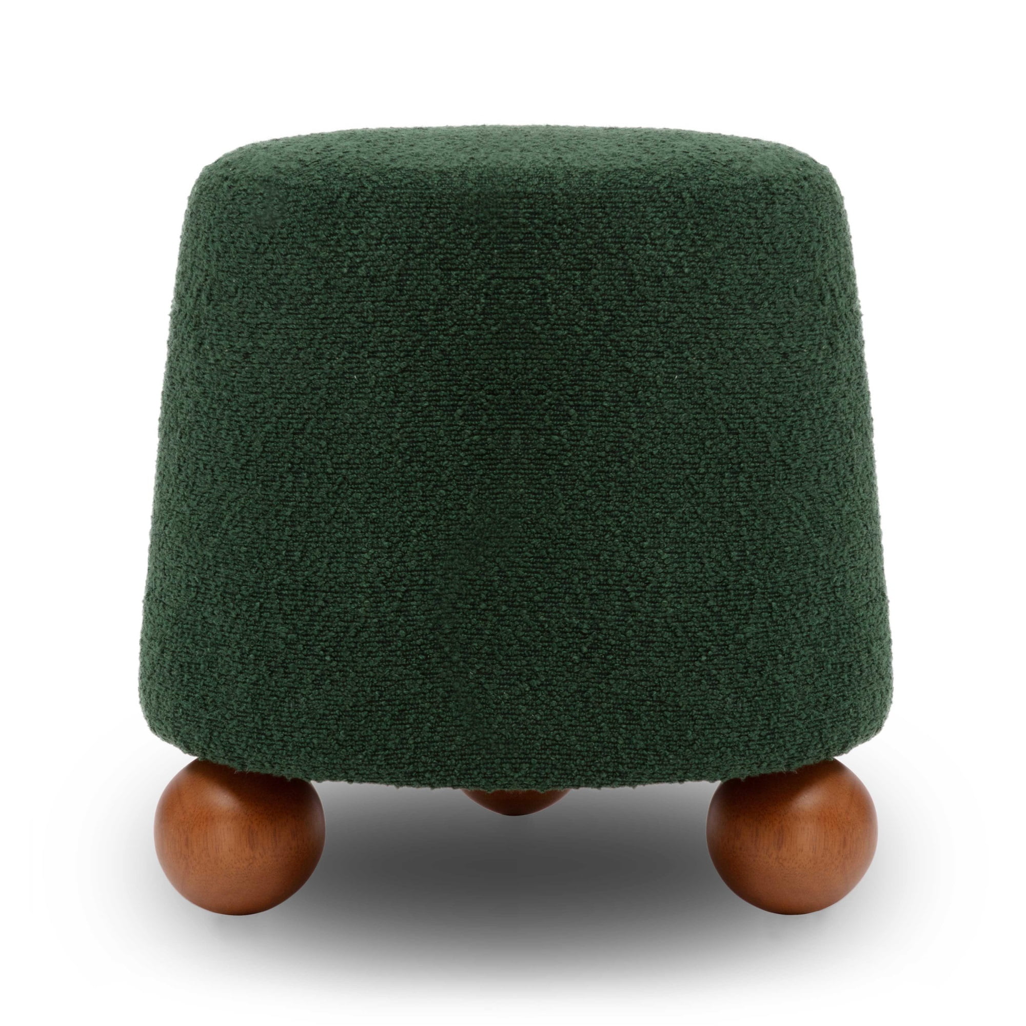 Casafoyer Jaine Forest Green Boucle Stool - Walmart.com