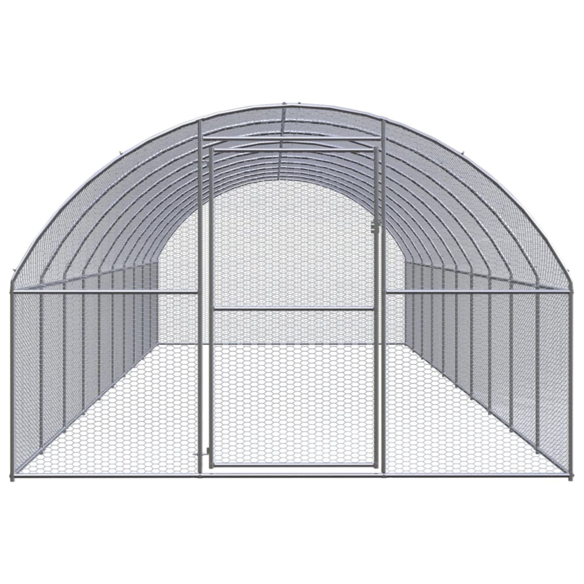 Casafoyer Outdoor Chicken Coop 9.8x32.8x6.6 Galvanized Steel - Walmart.com