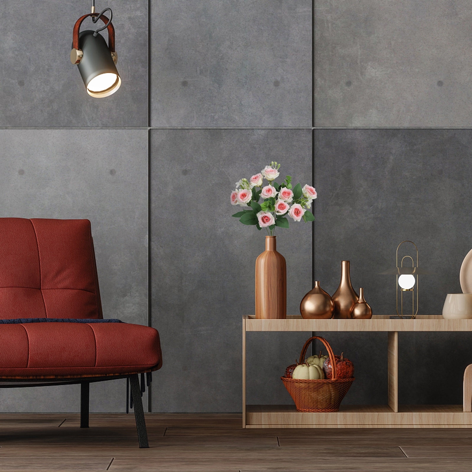 Casaio Artificial Rose Bouquet Artificial Rose Bouquet – 10 Realistic ...