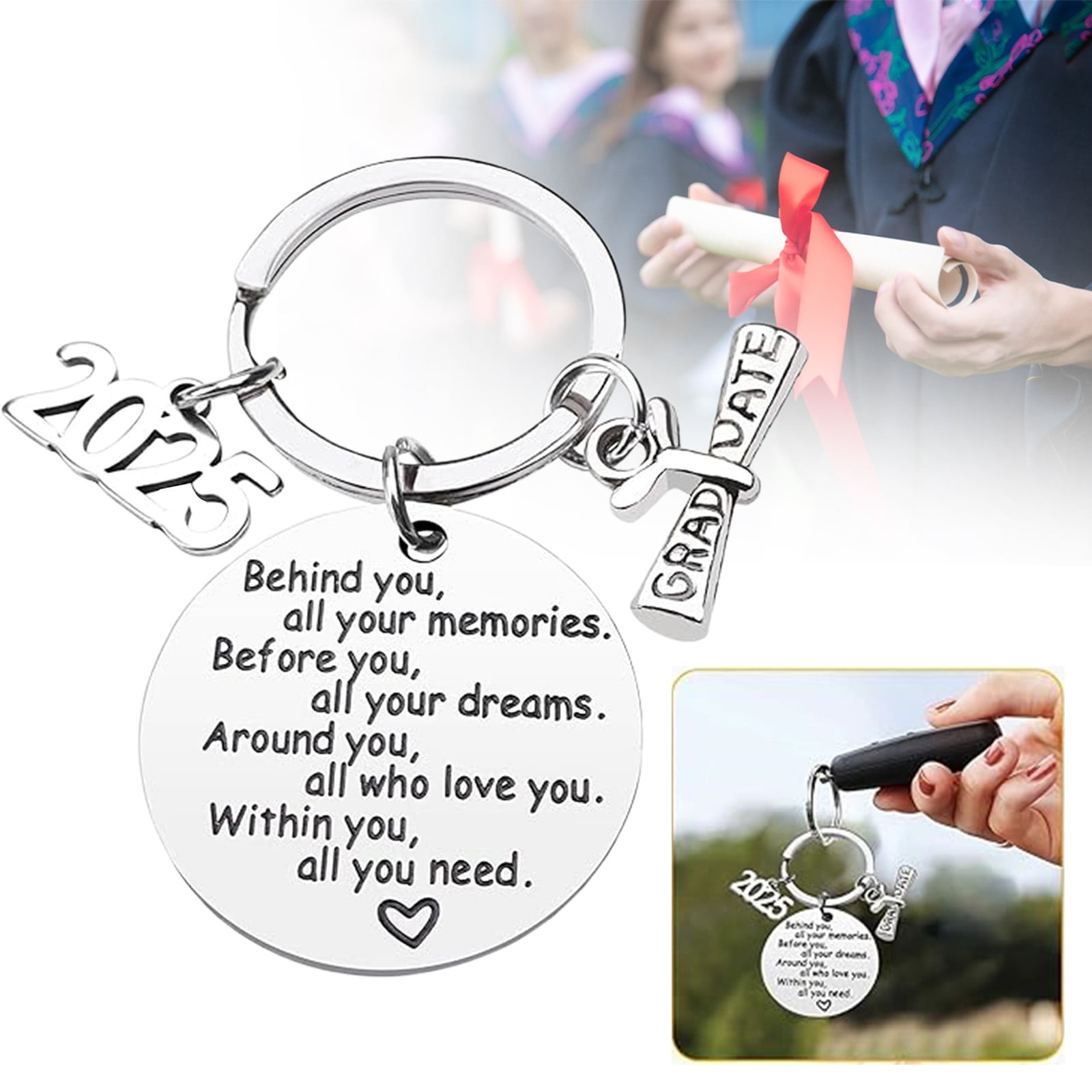 Casaio Door Hanger Class Of 2025 Graduation Keychain Senior 2025 ...