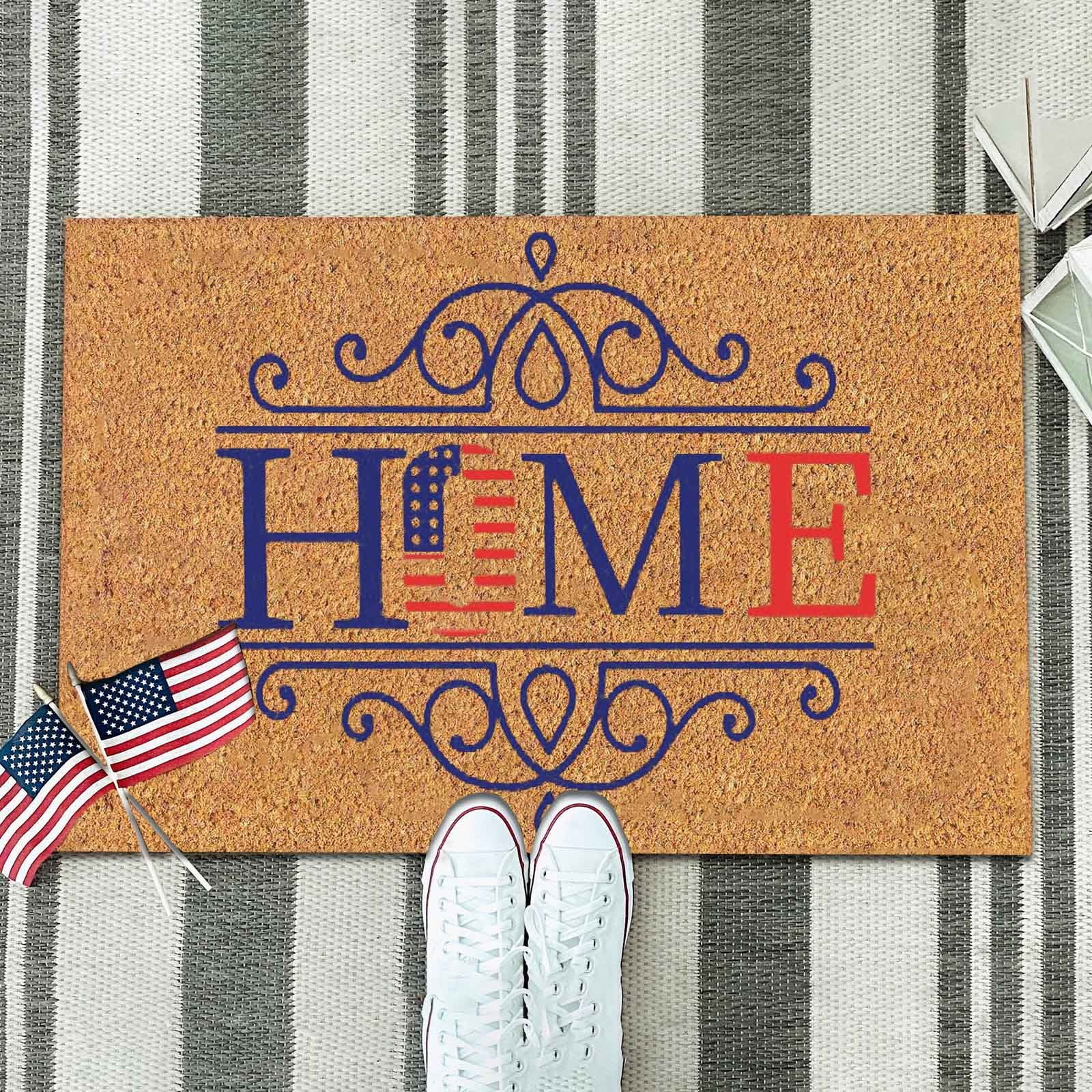 Casaio Doormat American Flag Door Mat Independence Day Anti Slip ...