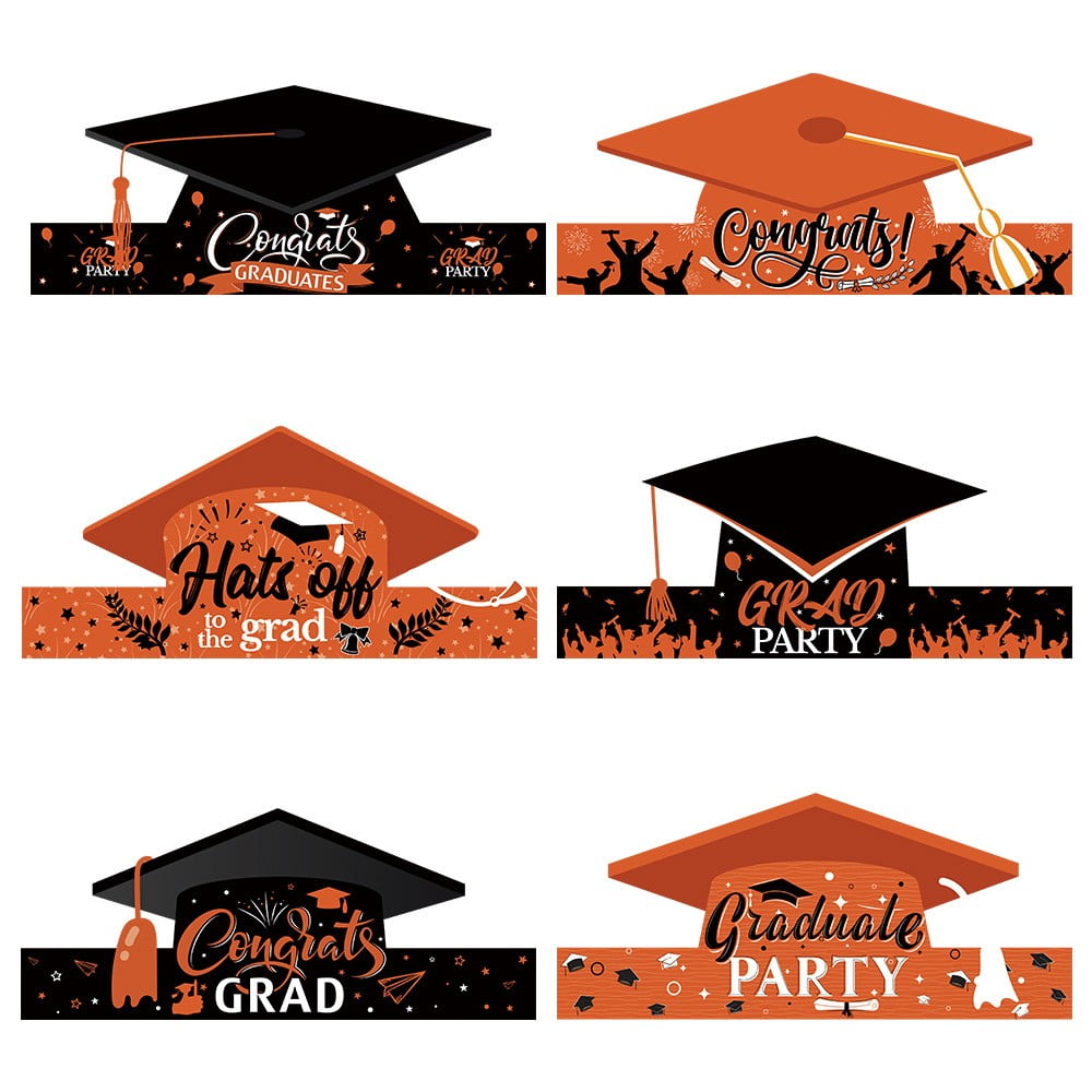 Casaio Graduation Crown 6pcs Graduation Party Decorations – Graduation ...