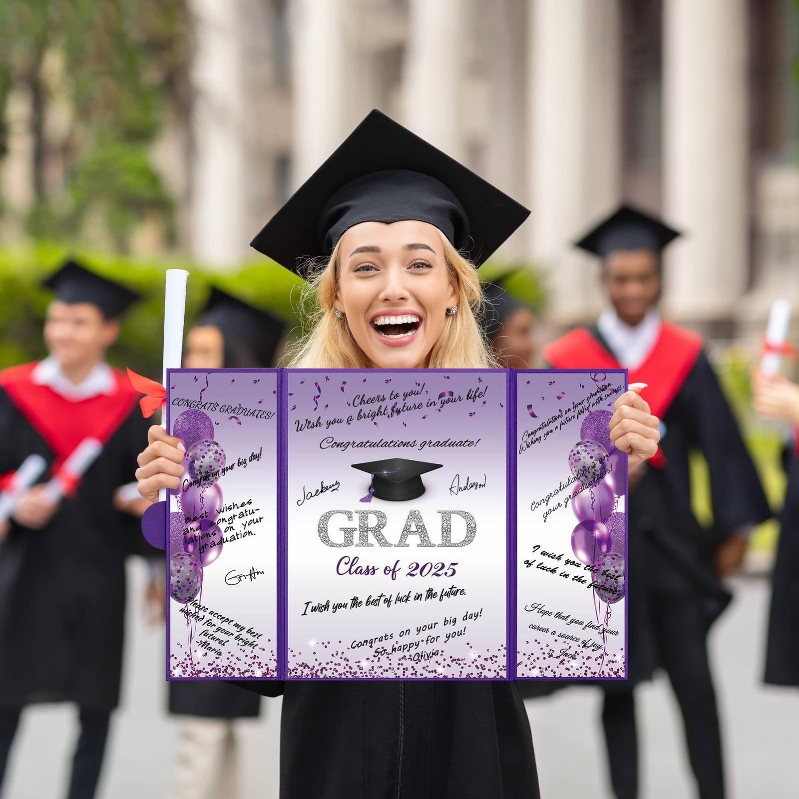 Casaio Guest Book 2025 Graduation Guest Book Alternative – Unique ...