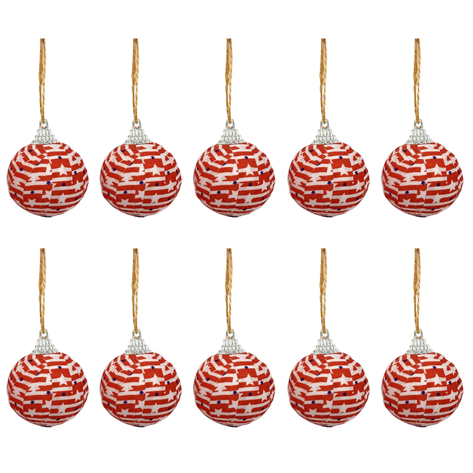 Casaio Hanging Ball Decorations Independence Day Bag Cloth Ball ...