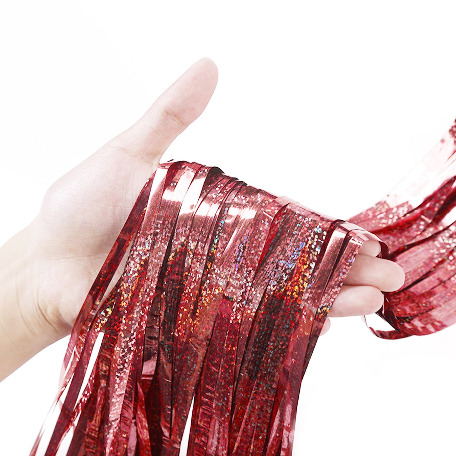 Casaio Laser Tinsel Curtain Laser Tinsel Curtain Metallic Fringe ...