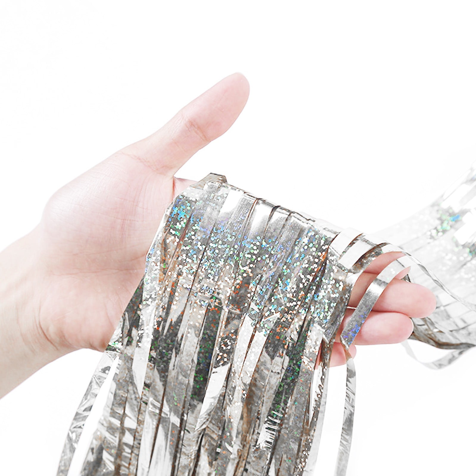 Casaio Laser Tinsel Curtain Laser Tinsel Curtain Metallic Fringe ...