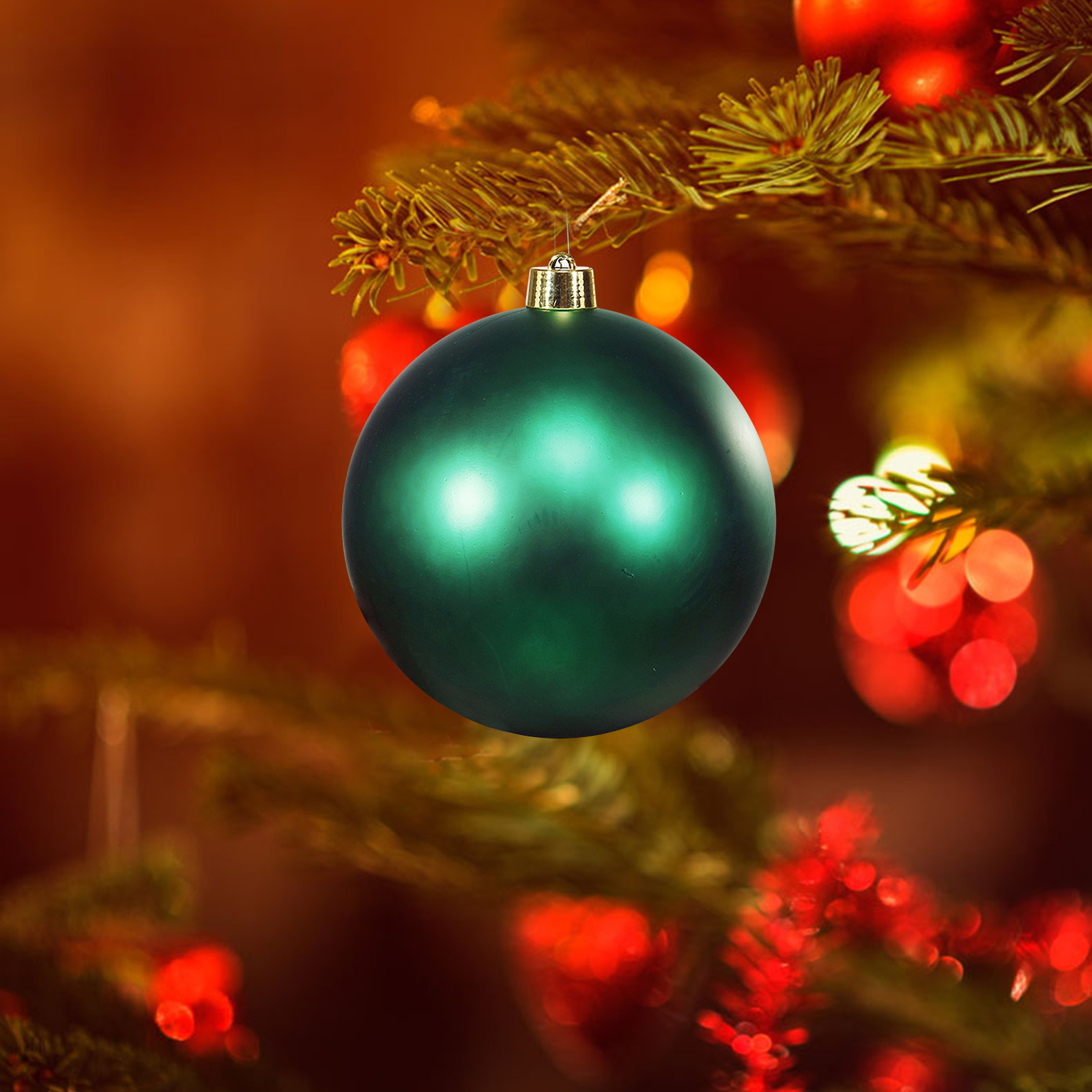 Casaio Matte Christmas Ball 8" Matte Christmas Ball Ornament – Large ...