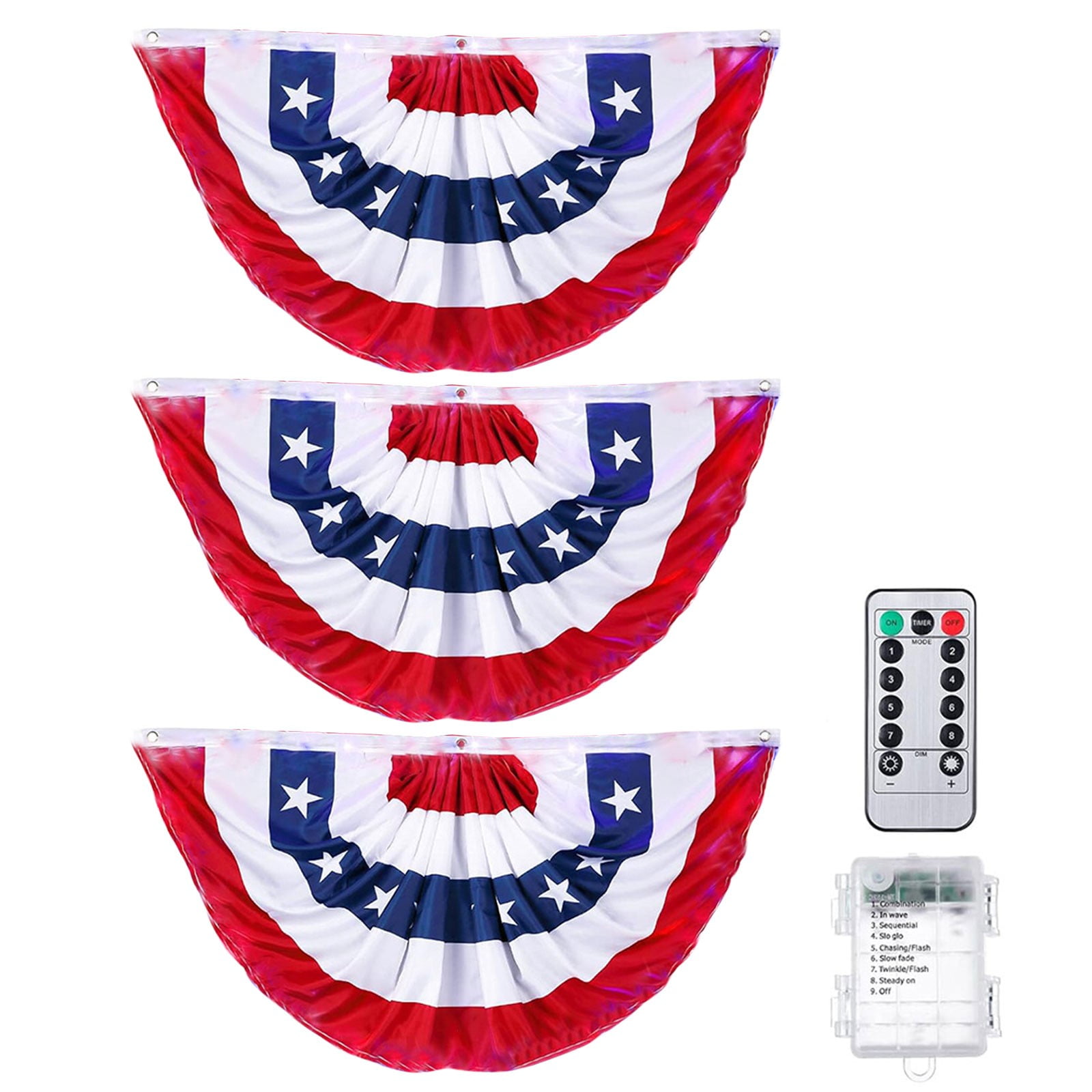 Casaio Memorial Day Decor Garden Flag Porch Banner Beach Flag American ...