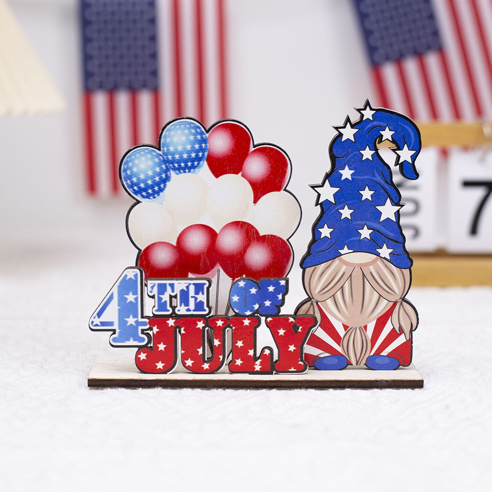 Casaio Table Decor 1PCS Patriotic Centerpiece Memorial Day Centerpiece ...