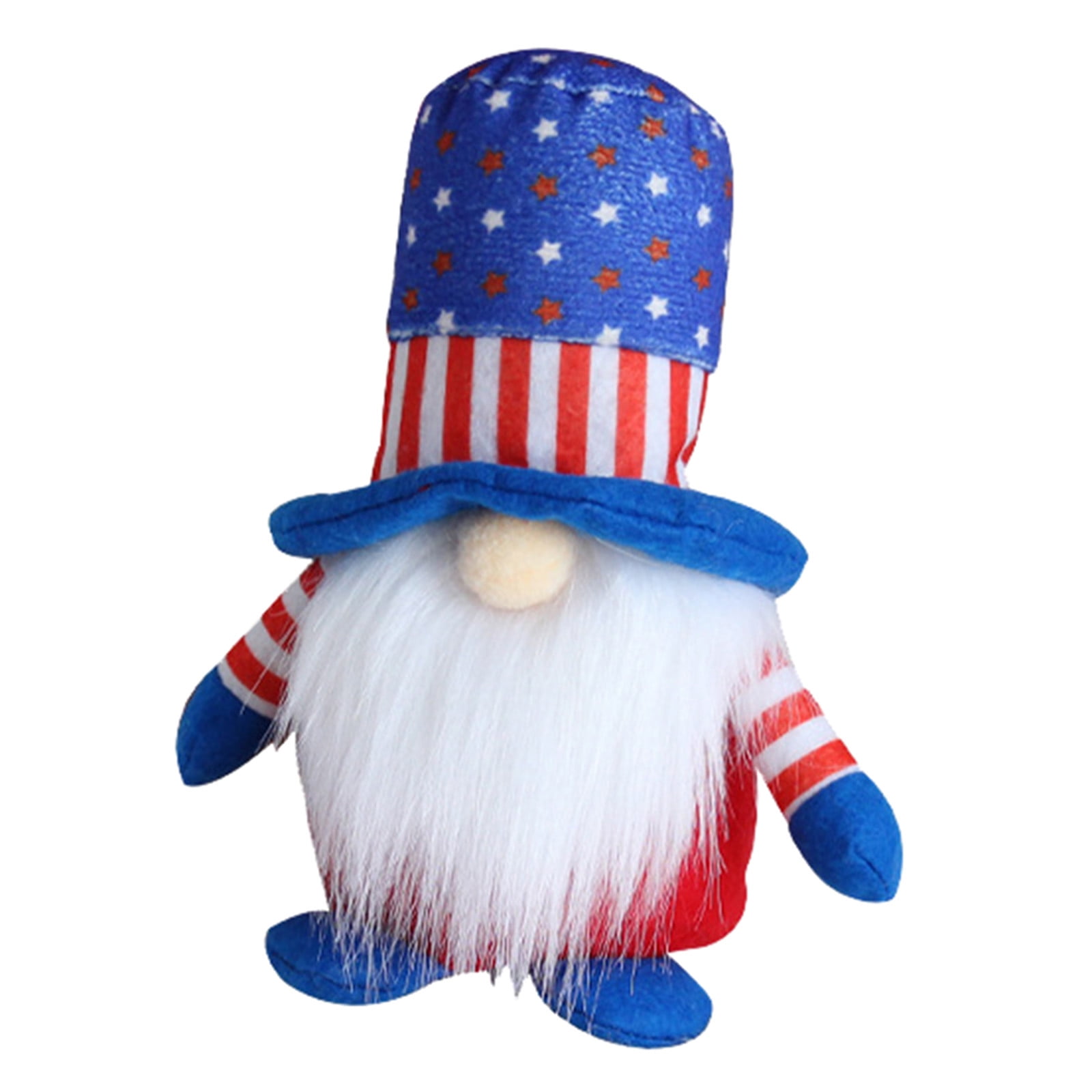 Casaio Tabletop Decor American Independence Day Cute Dwarf Old Figure ...