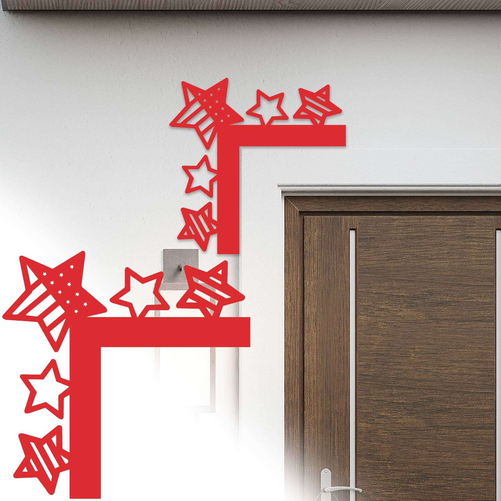 Casaio Wooden Door Frame Decoration Independence Day Patriotic Wooden ...