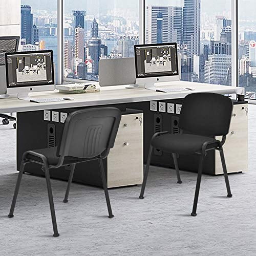 Casart 5 PCS Conference Chair Set W/Steel Frame,Ergonomic Design,Sponge ...
