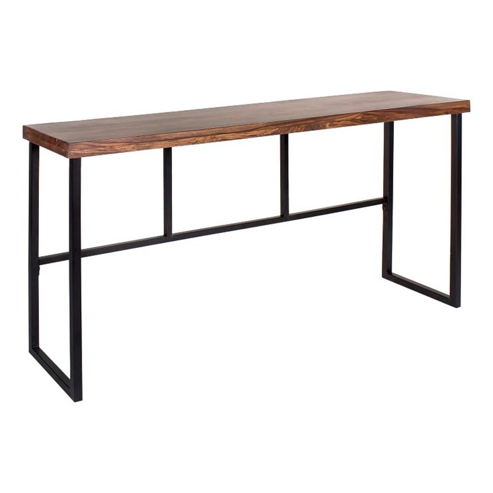 Casartis Living Anthem 70" Transitional Wood Console Table in Brown ...
