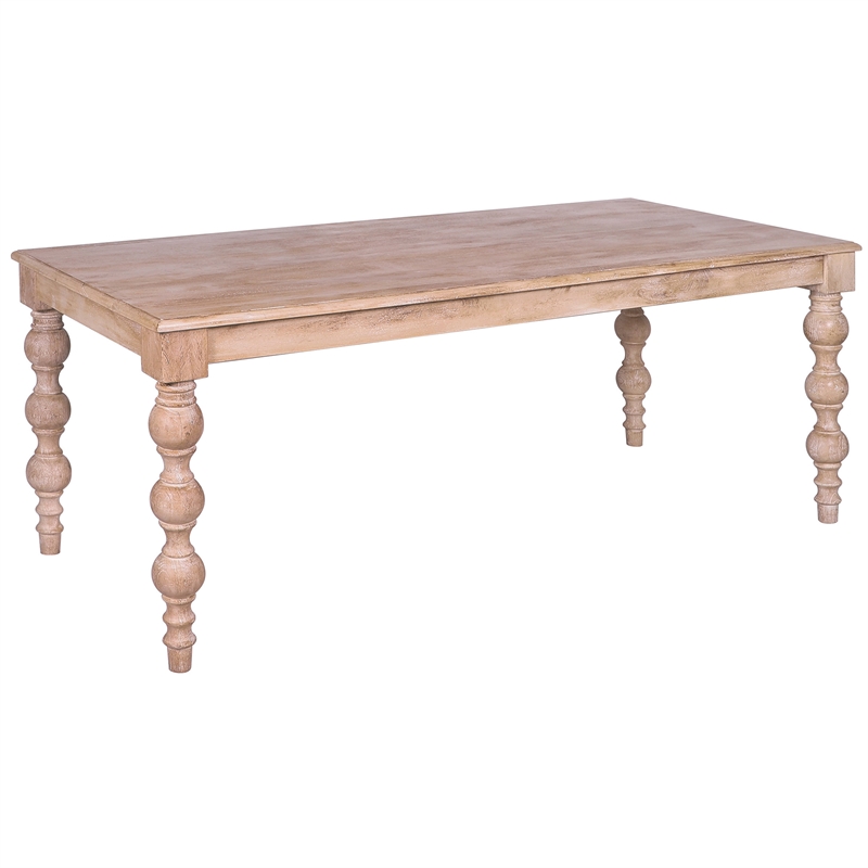 Noble House Gentry Natural Wood Dining Table, Multiple Finishes ...