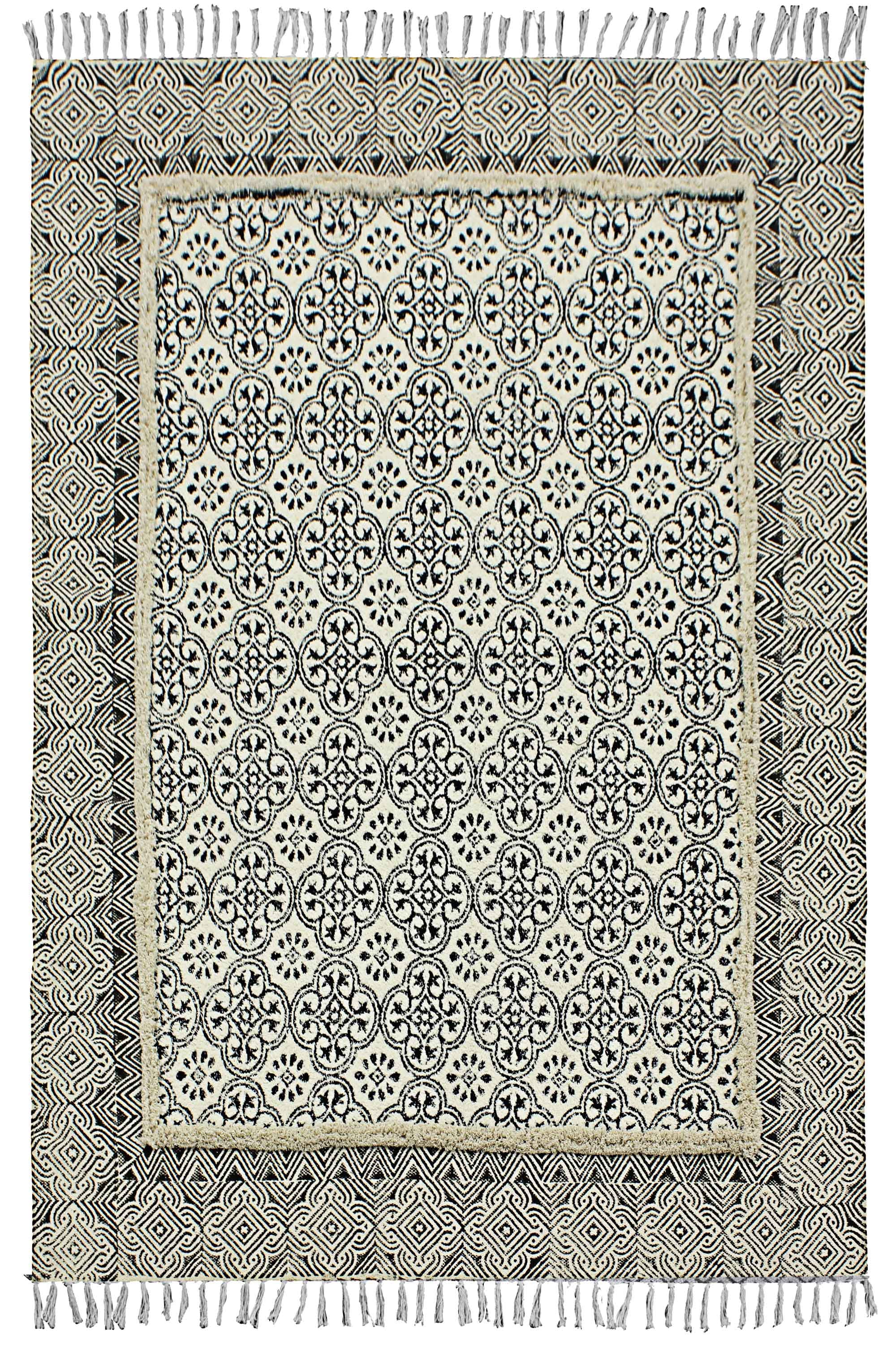 Casavani Beige Moroccan Natural Dining Room Rugs Living Room Carpets 2 ...