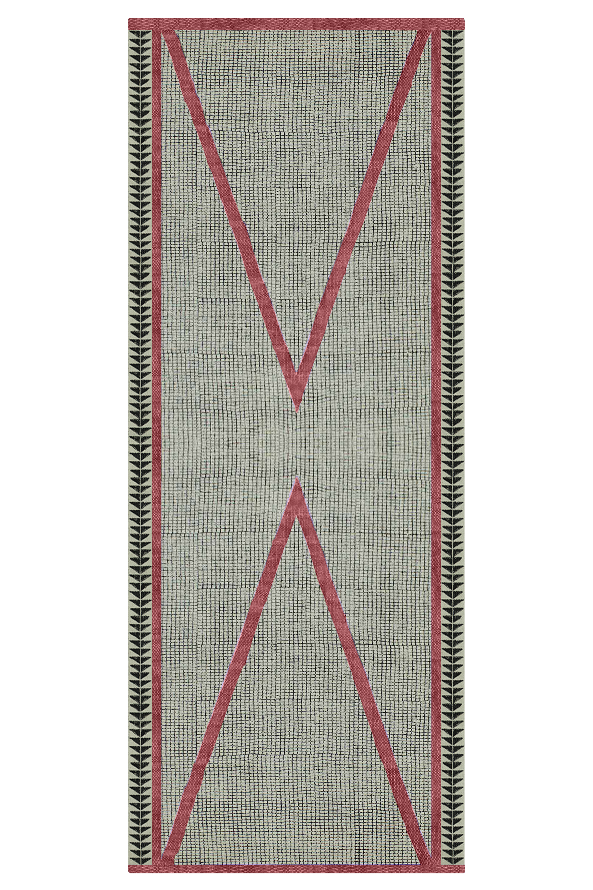 Casavani Block Printed Cotton Dining Room Floor Kilim Square Area Rug ...
