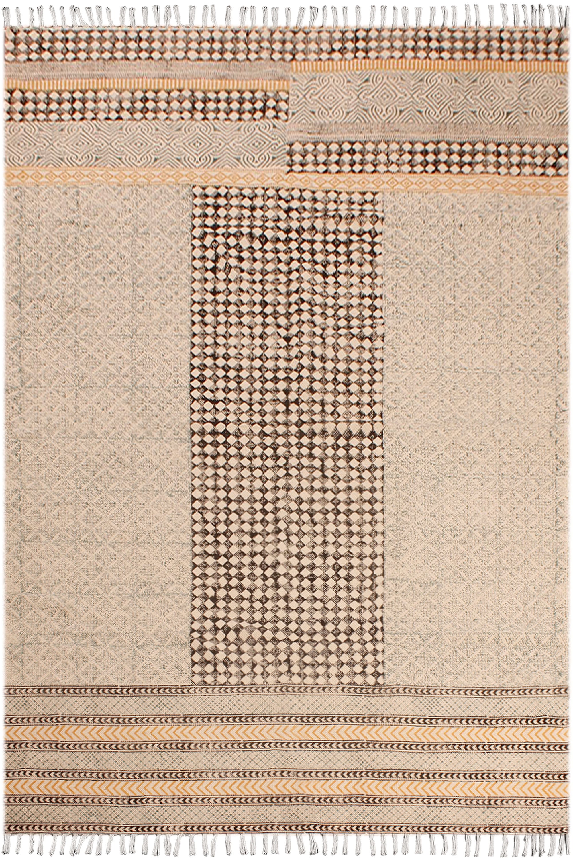 Casavani Eco-Friendly Cotton Garden Area Rug,Blue 4x10 feet - Walmart.com