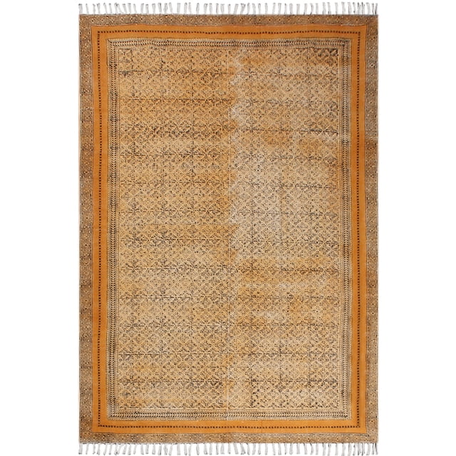 Casavani Geometric Home décor Kitchen Rug,Bronze 11x11 feet - Walmart.com