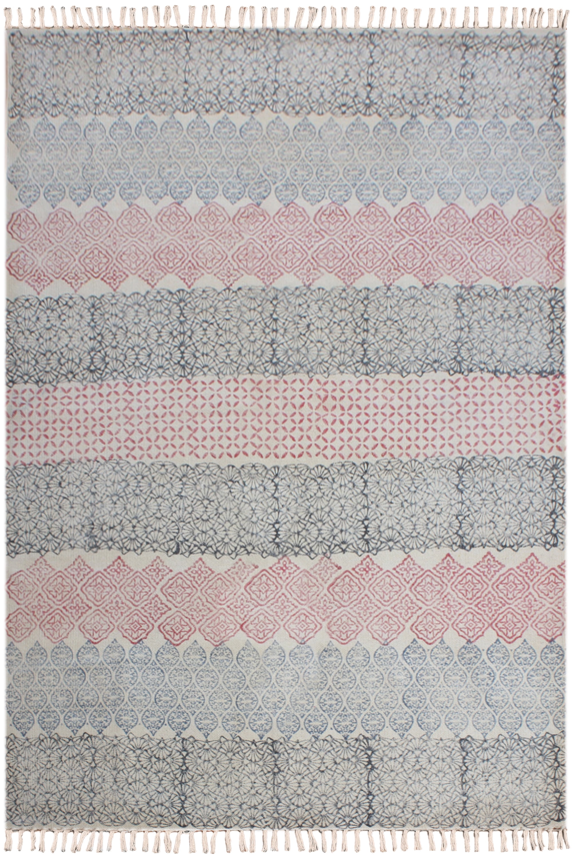 Casavani Geometric Outdoor Garden Floor Rug,Blue 4x10 ft - Walmart.com