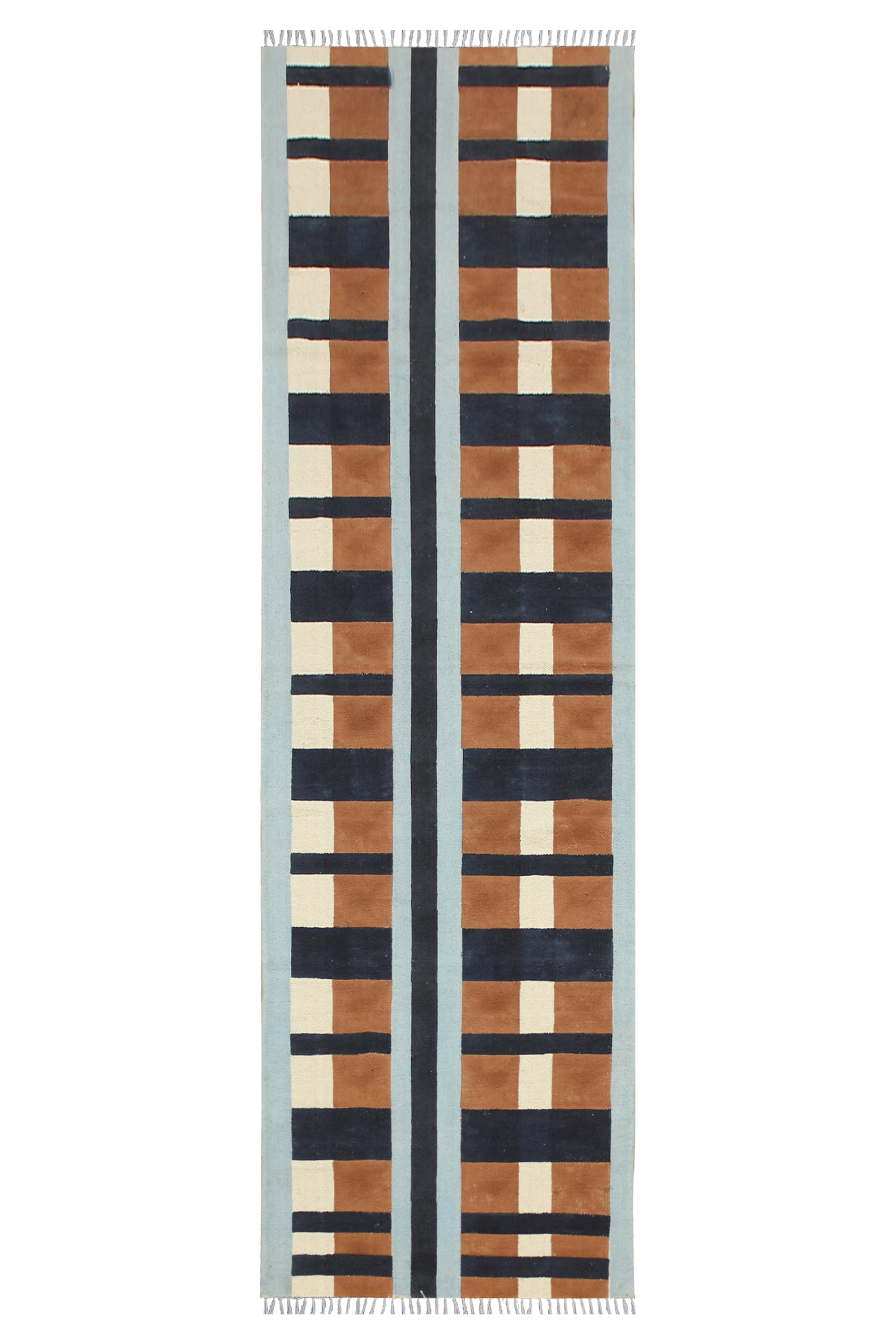 Casavani Hand Block Printed Cotton Dhurrie Farmhouse Living Carpets ...