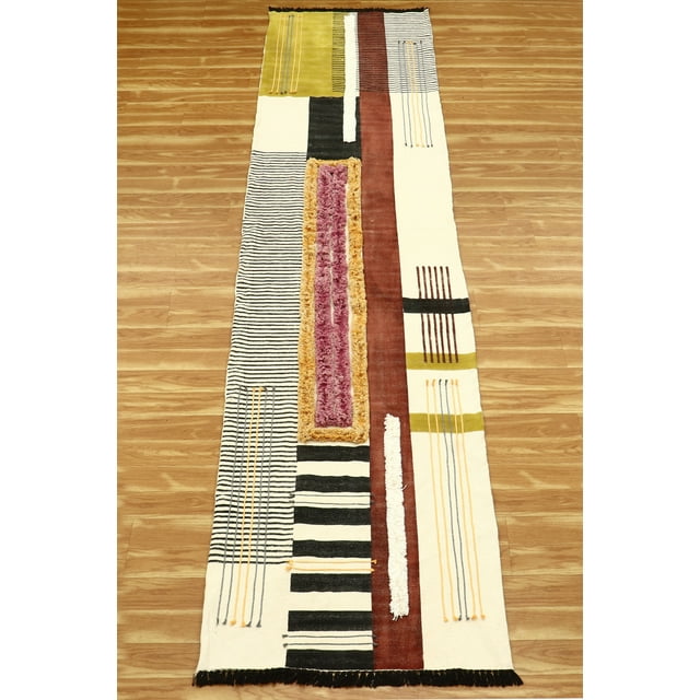 Casavani Hand Tuffed Cotton Dhurrie Brown Outdoor Patio Rug Hallway ...